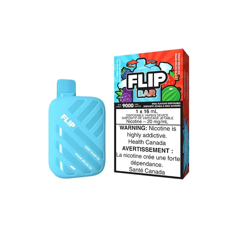 Flip Bar Disposable Vape - Berry Blast Ice And Straw Melon Ice – FRASER ...