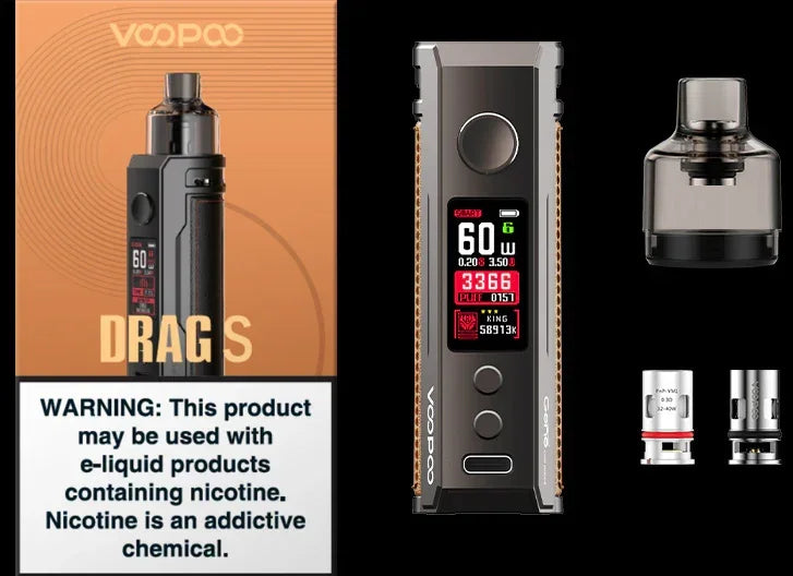 VOOPOO DRAG S2 - Pod System Starter Kit – FRASER STOP N GO